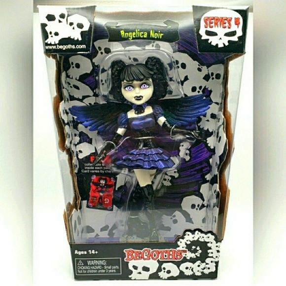 Bleeding Edge Goths | Toys | Rare Begoths Ser 4 Angelica Noir Purple ...